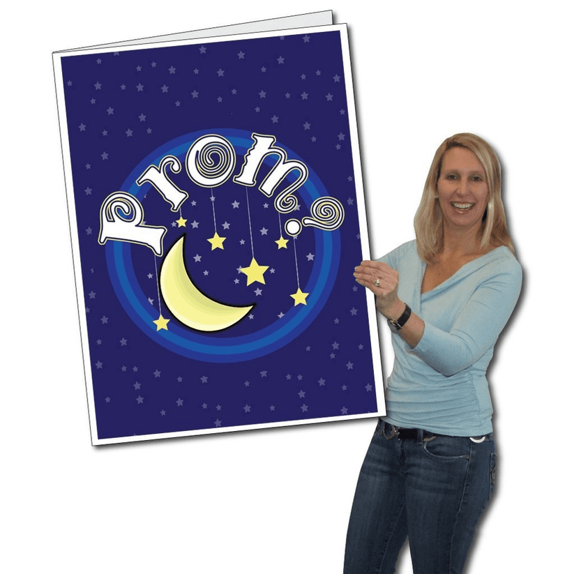 Moon and Stars "Prom?" Giant Promposal Card | VictoryStore ...