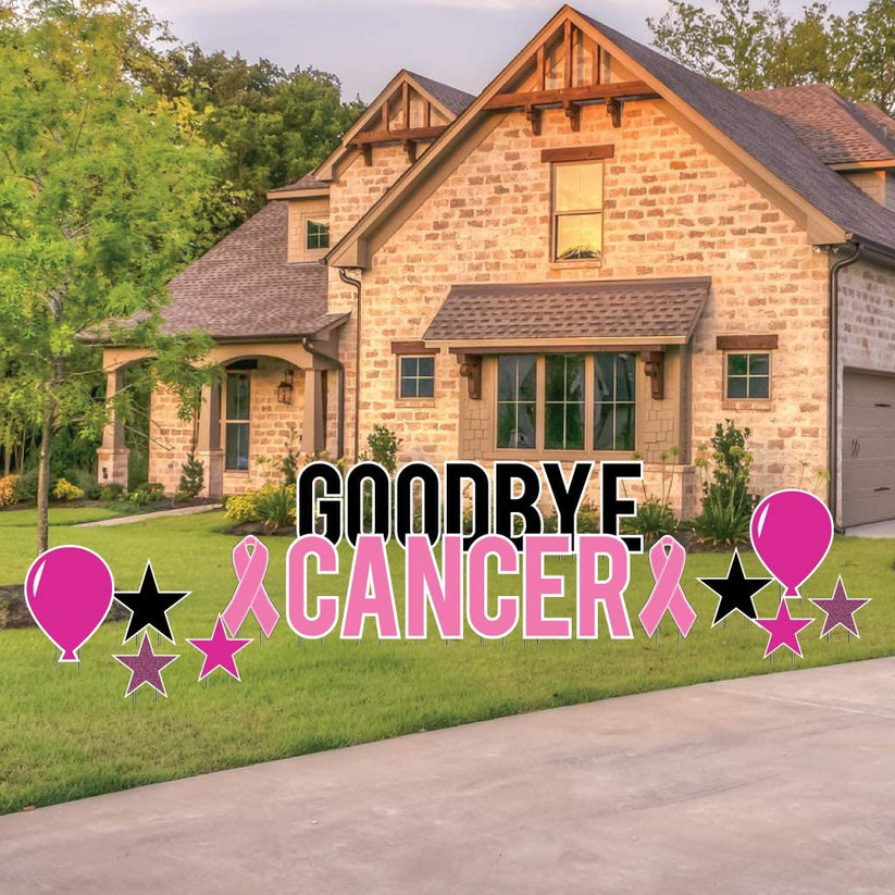 Goodbye Cancer Yard Decorations Set | VictoryStore – VictoryStore.com