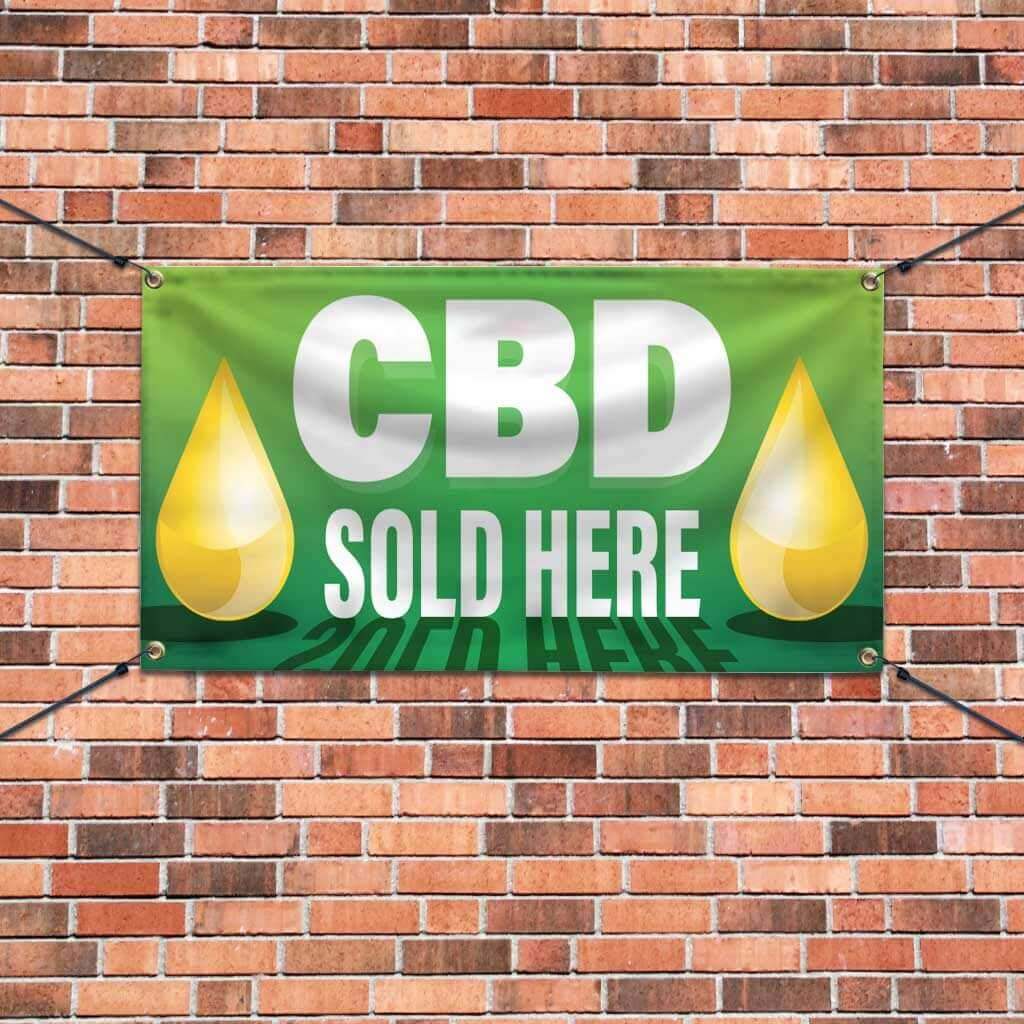 CBD Sold Here Banner & Sign Set | VictoryStore – VictoryStore.com