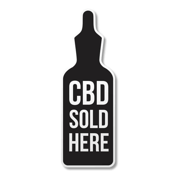 CBD Sold Here Shaped Yard Sign | Set of 2 | VictoryStore – VictoryStore.com