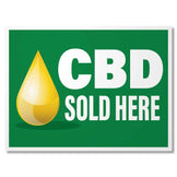 CBD Sold Here | Yard Sign Set | VictoryStore – VictoryStore.com