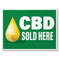 CBD Sold Here | Yard Sign Set | VictoryStore – VictoryStore.com
