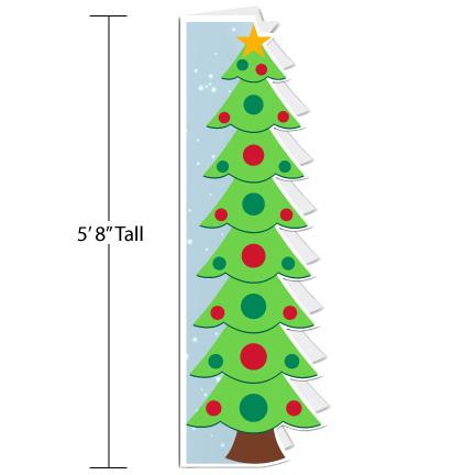 Giant Life-Sized Christmas Tree Greeting Card | VictoryStore ...