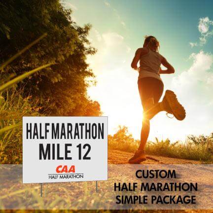 Custom Half Marathon Race Signs Package | VictoryStore – VictoryStore.com