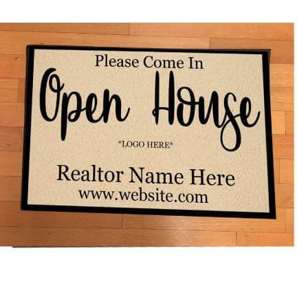 Custom Realtor Door Mat - for Memorable Open Houses – VictoryStore.com