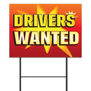 Drivers Wanted Yard Sign 17"x23" Set | VictoryStore – VictoryStore.com