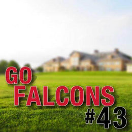 Custom 'Go Team' plus Number Yard Letters | VictoryStore – VictoryStore.com