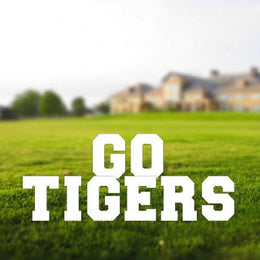 Go Tigers Yard Letters | VictoryStore – VictoryStore.com