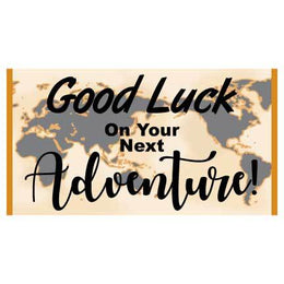 Good Luck On Your Next Adventure Vinyl Banner – VictoryStore.com