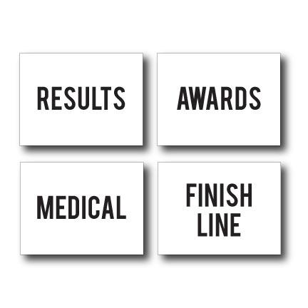 Custom Half Marathon Race Signs Package | VictoryStore – VictoryStore.com