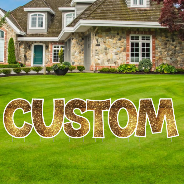 Custom Yard Letters | Individual Yard Letters | VictoryStore ...