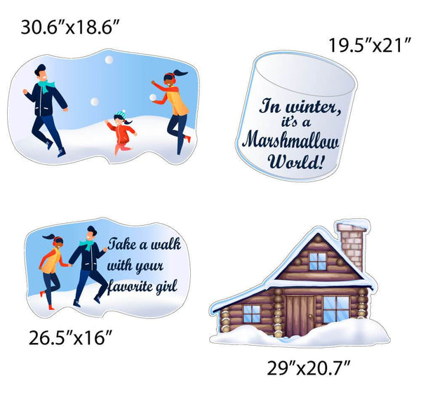 Its A Marshmallow World | Christmas Yard Card | VictoryStore ...