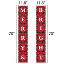 Merry & Bright Christmas Double Door Banner | VictoryStore ...