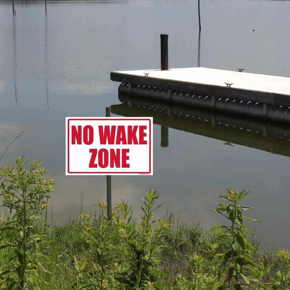 No Wake Zone Sign or Sticker | VictoryStore – VictoryStore.com