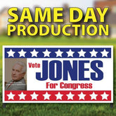 Custom Political Campaign Yard Signs | Cheap & Fast – VictoryStore.com