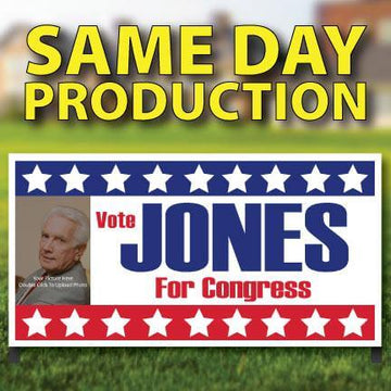 Custom Political Campaign Yard Signs | Cheap & Fast – VictoryStore.com