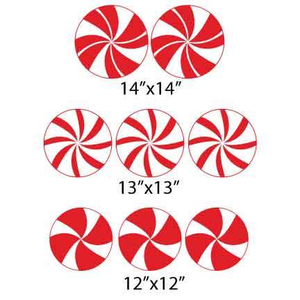 Peppermint Pathway Markers Yard Card | VictoryStore – VictoryStore.com