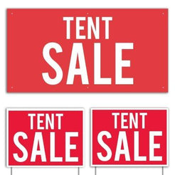 Tent Sale Signs and Banner Set | VictoryStore – VictoryStore.com