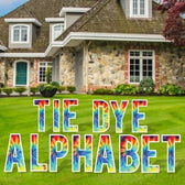 Tie Dye Alphabet Yard Letters | Yard Cards | VictoryStore ...