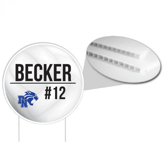 Custom 22" Round Volleyball Sign | VictoryStore – VictoryStore.com