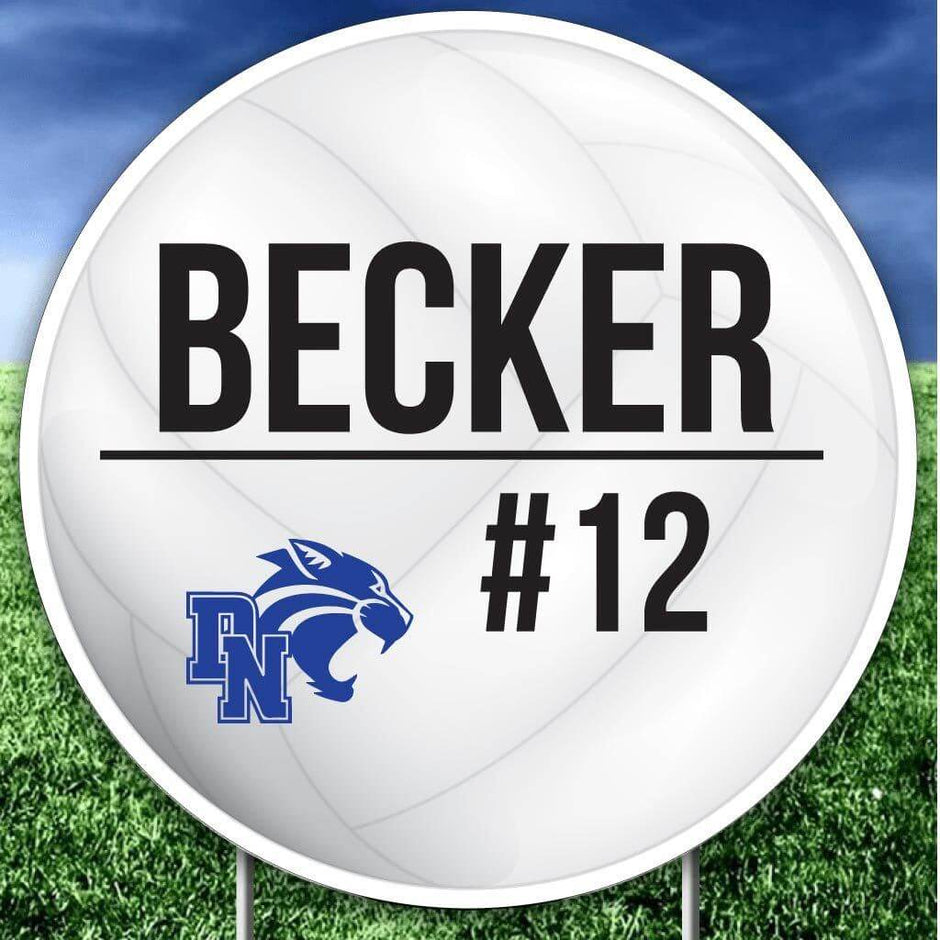Custom Team Yard Signs | Personalize with Player and Team Names ...