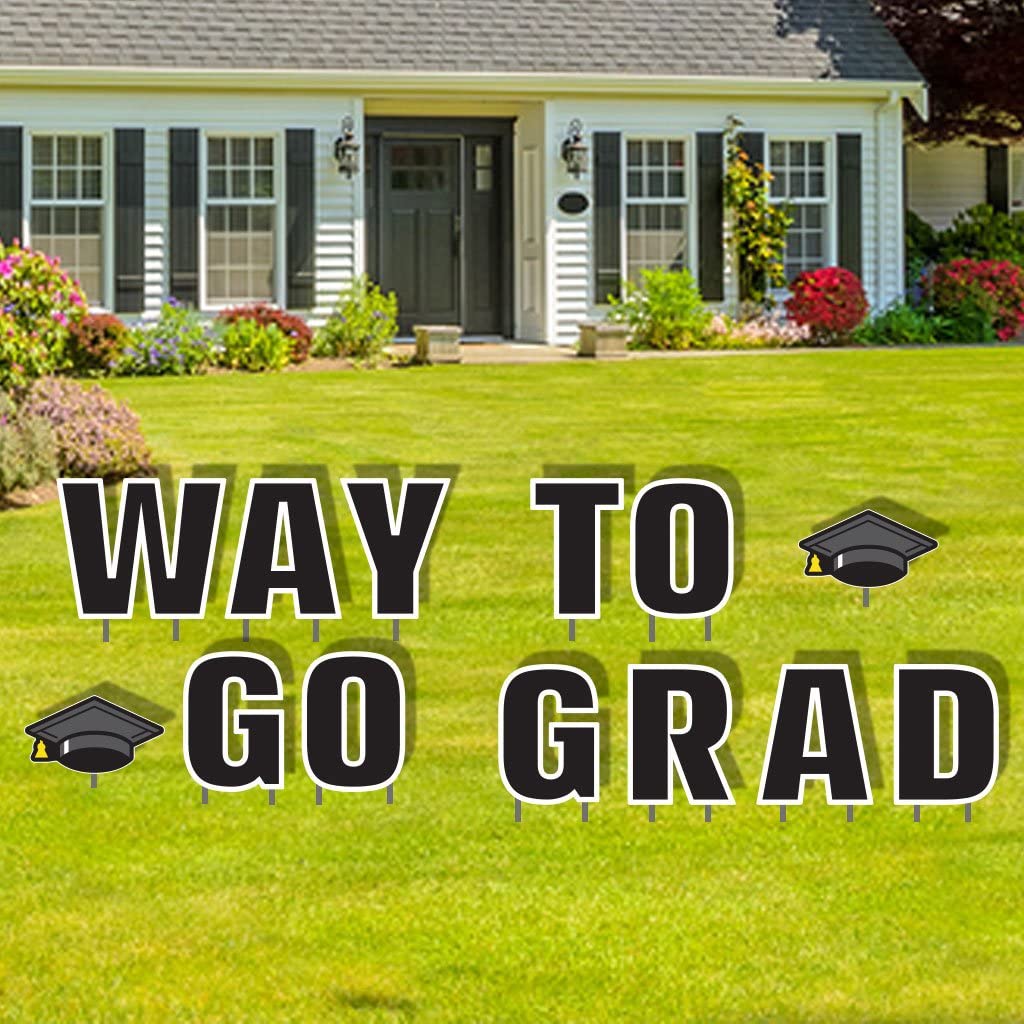 Way To Go Grad | Graduation Yard Card | VictoryStore – VictoryStore.com
