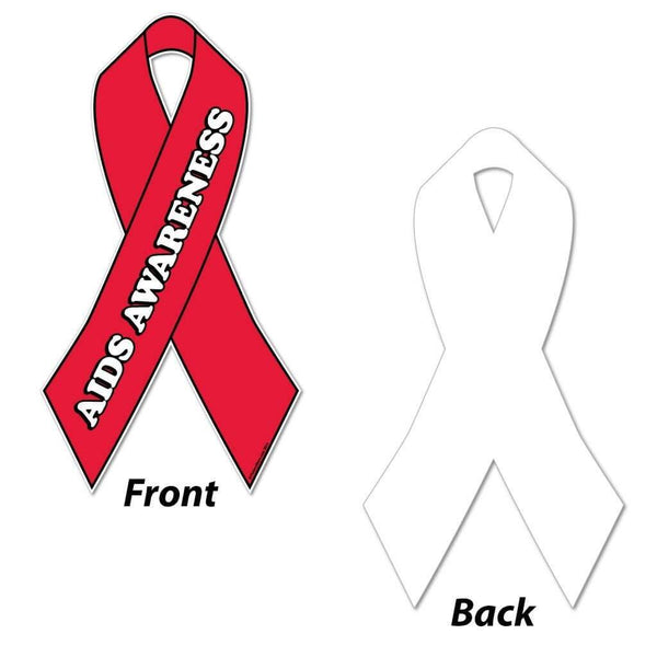 AIDS Awareness Ribbon Yard Sign | VictoryStore – VictoryStore.com