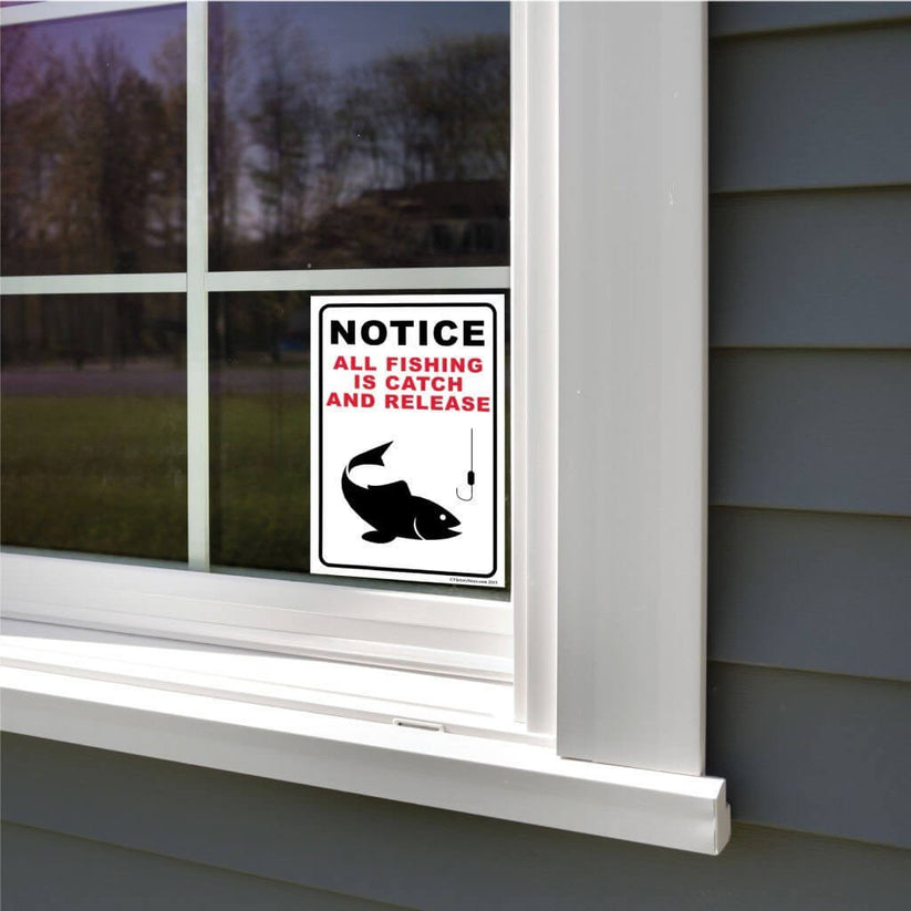 Fishing is Catch and Release Sign/Sticker | VictoryStore – VictoryStore.com