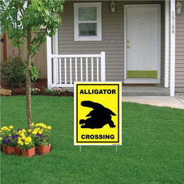 Alligator Crossing Sign or Sticker | VictoryStore – VictoryStore.com