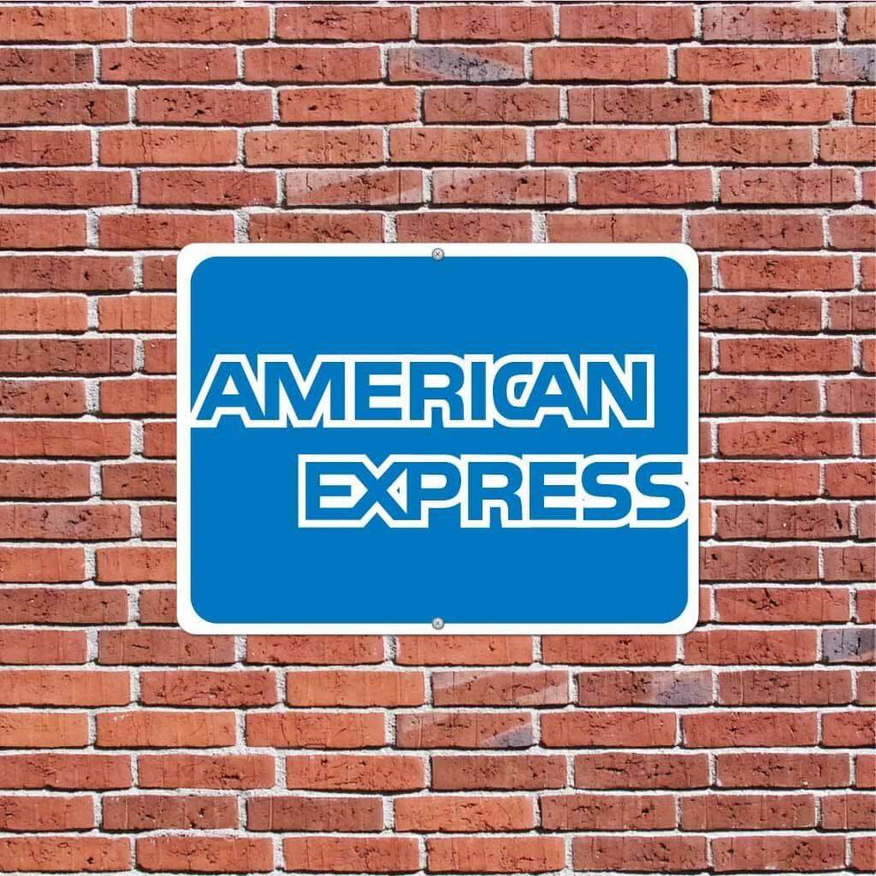 American Express Credit Card Sign or Sticker | VictoryStore ...