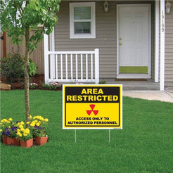 Area Restricted Sign or Sticker | VictoryStore – VictoryStore.com