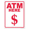 ATM Here Sign or Sticker | VictoryStore – VictoryStore.com
