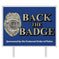 Back the Badge 18"x24" Yard Sign | VictoryStore – VictoryStore.com
