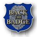 Back the Badge Yard Sign | Corrugated Plastic | Victorystore ...