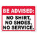 No Shirt, No Shoes, No Service Metal Sign | Choose Your Our Material ...