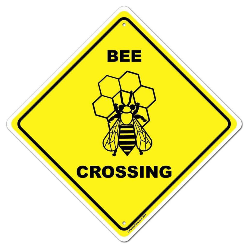Bee Crossing Sign or Sticker | VictoryStore – VictoryStore.com