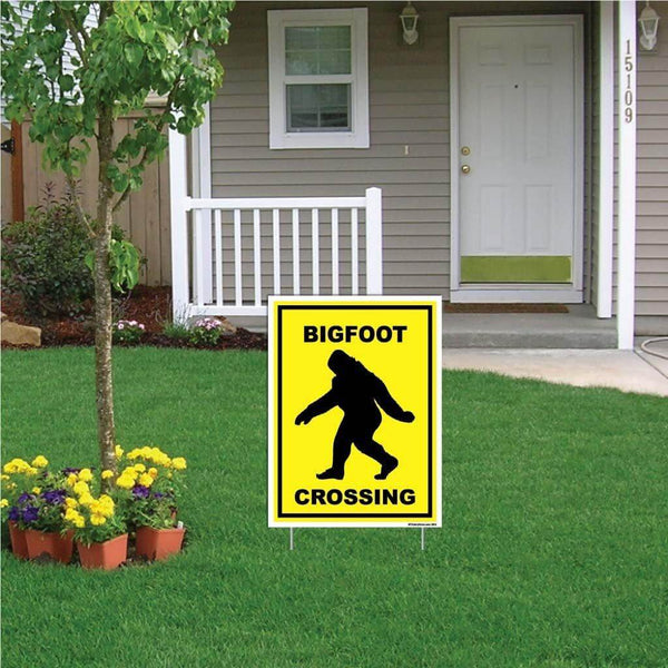 Bigfoot Crossing Sign or Sticker | VictoryStore – VictoryStore.com