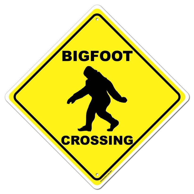 Bigfoot Crossing Sign or Sticker | VictoryStore – VictoryStore.com
