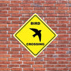 Bird Crossing Aluminum Sign/Sticker | VictoryStore – VictoryStore.com