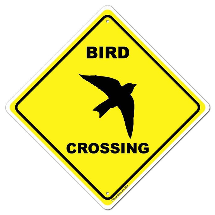 Bird Crossing Aluminum Sign/Sticker | VictoryStore – VictoryStore.com