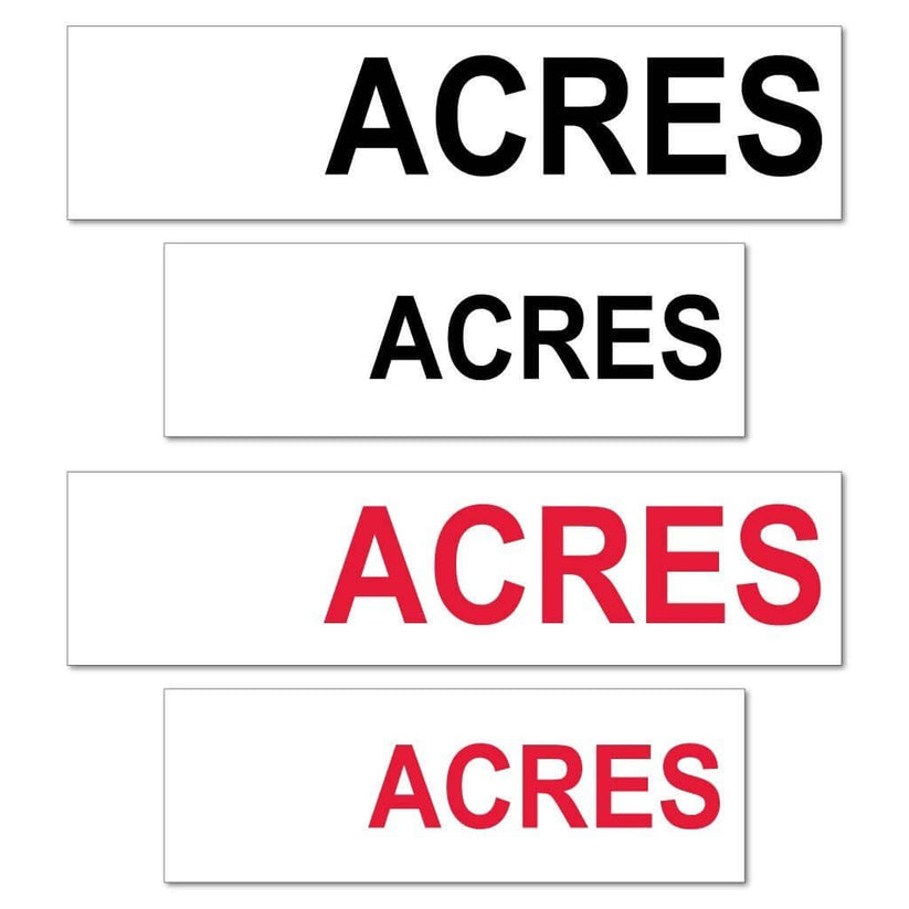 Realtor Yard Sign Toppers | Acres Sign Rider | VictoryStore ...