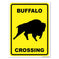 Buffalo Crossing Aluminum Sign or Sticker | VictoryStore – VictoryStore.com
