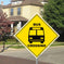 Bus Crossing Sign or Sticker | VictoryStore – VictoryStore.com