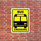 Bus Crossing Sign or Sticker | VictoryStore – VictoryStore.com