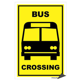 Bus Crossing Sign or Sticker | VictoryStore – VictoryStore.com