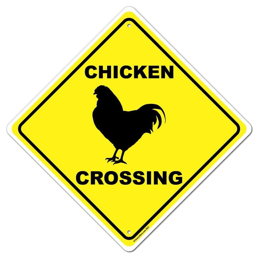 Chicken Crossing Sign or Sticker | VictoryStore – VictoryStore.com