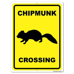 Chipmunk Crossing Sign or Sticker | VictoryStore – VictoryStore.com