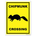 Chipmunk Crossing Sign or Sticker | VictoryStore – VictoryStore.com