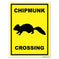 Chipmunk Crossing Sign or Sticker | VictoryStore – VictoryStore.com