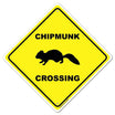 Chipmunk Crossing Sign or Sticker | VictoryStore – VictoryStore.com